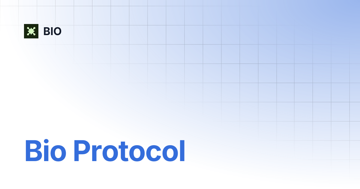 Bio Protocol | BIO